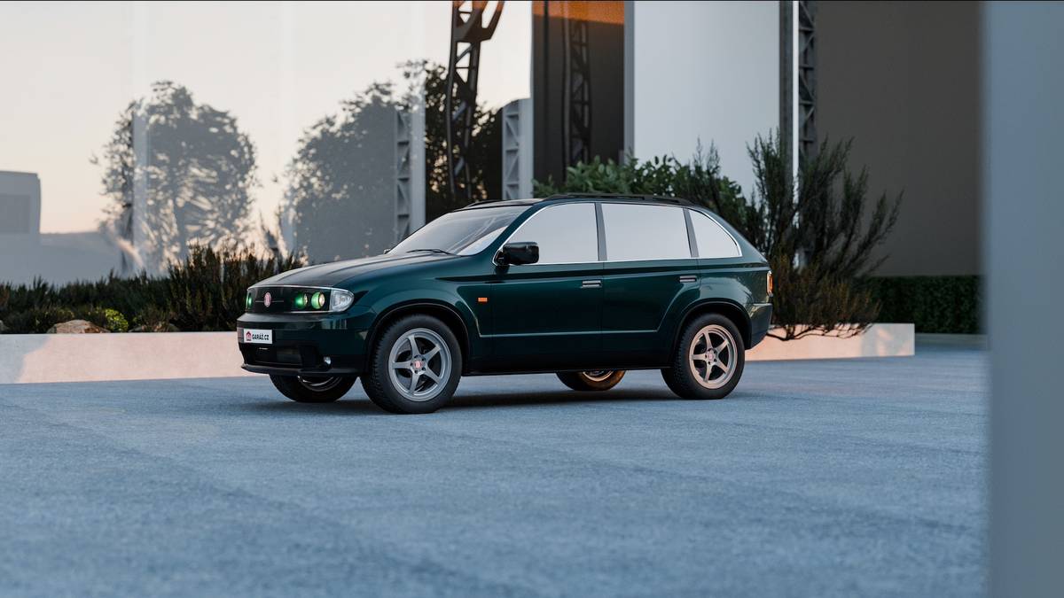 Foto: Kdyby se Tatra rozhodla kromě sedanu T700 vyvinout i SUV, vypadalo by takto. Model T700 S ...